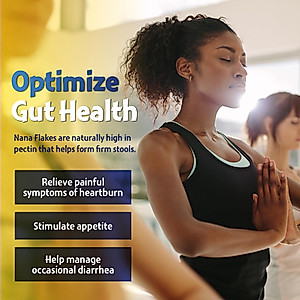 Nana Flakes 100% Pure Banana Flakes Medical Food Powder - Decrease Fat Intake & Natural Remedy for Diarrhea & Heart Burn - Great Source of Protein & Fiber (Banana, Two Pound Bag)