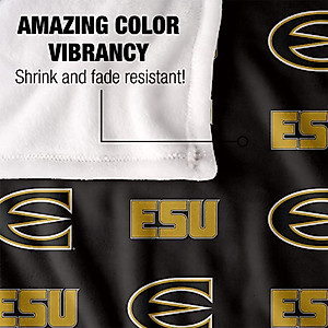Emporia State University Hornets Blanket, 36"x58", Logo Pattern, Silky Touch Super Soft Throw