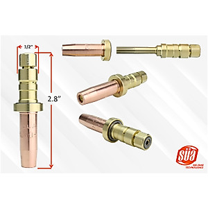SÜA® - Propane Cutting Tip - Replacement for Smith/Miller Medium Duty MC40 Series (Small Tips) - Size: 00