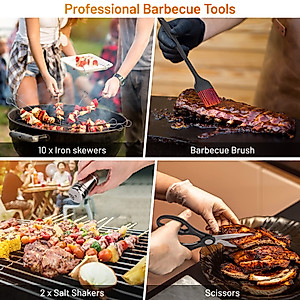 Blackstone Griddle Accessories Kit,41PCS Flat Top Grill Accessories Set for Blackstone and Camp Chef,Professional Stainless Steel Griddle Grill Tools Set for Outdoor BBQ Teppanyaki Camping