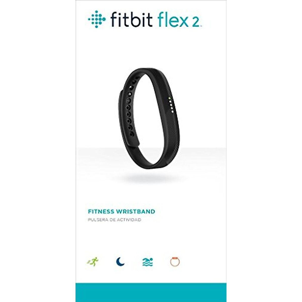 Fitbit Flex 2, Black (US Version), 1 Count