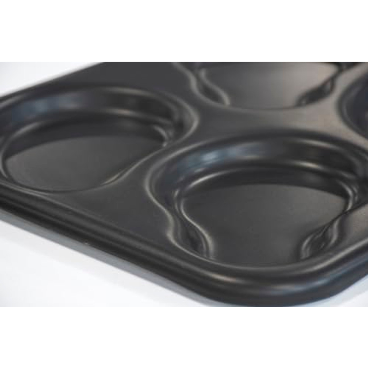LloydPans Egg Pan, 9.5 x 11 Inch 4-Cavity Irregular Egg Pan, Pre-Seasoned PSTK