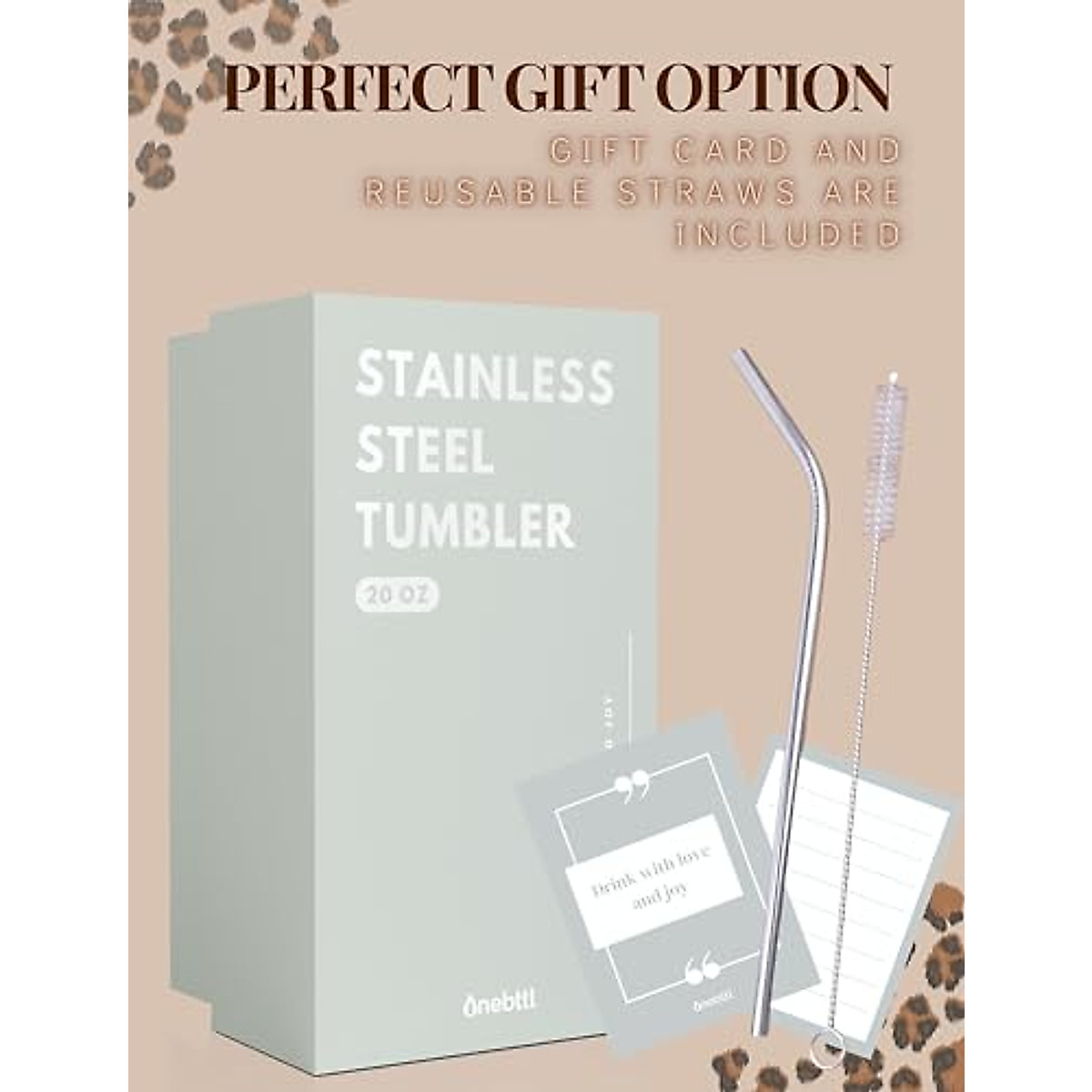 Onebttl Yaya Gifts from Granddaughter, Grandson, Insulated Stainless Steel Wine Tumbler with Lid and Straw, for Grandma on Mother's Day, Birthday, Christmas, Best Yaya Ever, Glitter Silver, 20 oz