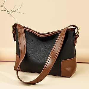 HINFKA Handbags for Women Soft Pu Leather Tote Bag Large Capacity Single Shoulder Bag Crossbody Women Bags Travel Handbags