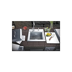 Sunstone Drop in Sink with Hot and Cold Water Faucet and Cutting Board