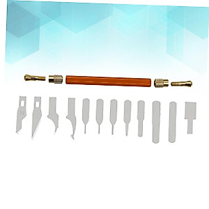 SEWACC 13pcs Knives Mobile Phone Film Cutter Carving Mobile Phone Films Tools Engraving Flat Set