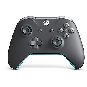 Xbox Wireless Controller Grey & Blue - Wireless - Bluetooth - Xbox One - PC - Grey and Blue