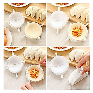 Dumpling Maker Dumpling Tools 5Packs with Different Sizes of Dumpling Mold, Perfect for Making Hand pies, Dumplings, Ravioli, Calzones, Dough Press 5.5/7.5/9.5/12/15.5cm