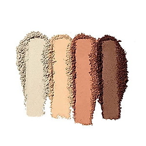 e.l.f. Contour Palette, 4 Shades, Sculpt, Shade & Illuminate Cheekbones, Light/Medium, 0.56 Oz (16g)