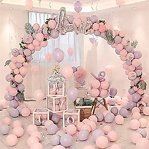 Balloon Arch Kit Adjustable Balloon Stand for Outdoor Decoration Garden Birthday Wedding Holiday Party Graduation Supplies (9Ft Wide 9Ft Height)