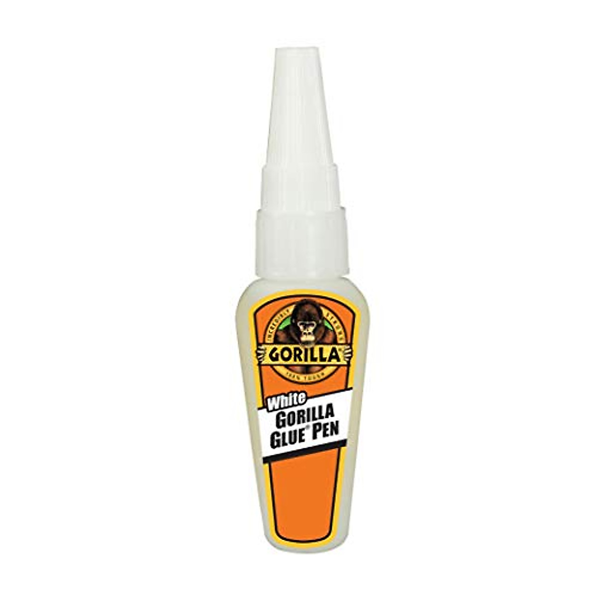 Gorilla White Gorilla Glue Pen, Waterproof Polyurethane Glue, .75 Ounce Precision Tip Bottle, White, (Pack of 1)