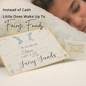 20 Moments of Tooth | 20 Customizable Cash Replacement Tooth Fairy Cards and 1 Tooth Fairy Bag | Tooth Fairy Gifts for Girls and Boys | 20 Moments Fairy Funds ToothFairy Gift