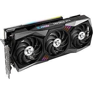 MSI Gaming GeForce RTX 3070 Ti Gaming X Trio 8G 8GB GDDR6X Graphics Card - NVIDIA Video Card GPU for Gaming PC, 256-Bit HDMI/DP Nvlink, Ampere Architecture Computer Graphics Cards (Renewed)