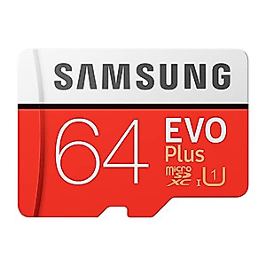Samsung MicroSD EVO Plus Series 100MB/s (U3) Micro SDXC Memory Card with Adapter MB-MC64GA (64GB)