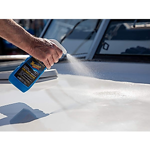 Meguiar's M4716 Marine/RV Hard Water Spot Remover - 16 Oz Spray Bottle