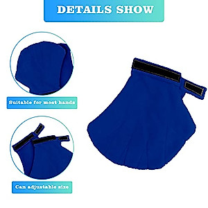 1 Pair Sugar Glider Bonding Mitt, Small Animal Anti-bite Gloves, Pet Anti-bite Protection Product, Pet Handling Gloves for Birds, Parrots, Guinea Pigs, Hedgehogs, Hamsters, Honey Glider (Blue)