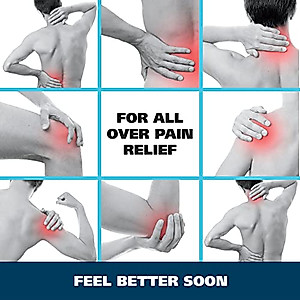 Wahl All Body Corded Light Soothing Vibratory Massager with 4 Attachment Heads - 2 Massaging Speeds - Massage Tools for Back, Foot, Neck, and Leg Massage – FSA Eligible - Model 4120-600