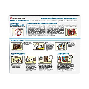 Hot Shot No Mess Fogger With Odor Neutralizer, Kills Roaches, Ants, Spiders & Fleas, Controls Heavy Infestations, 3 Count, 1.2 Ounce