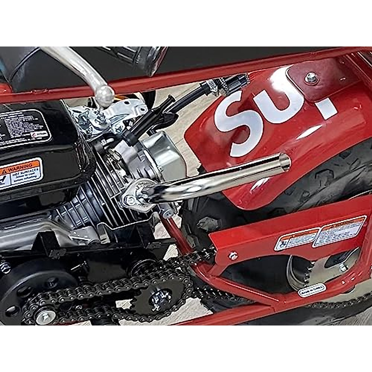 jtfrkope Exhaust Pipe for CT200U BT200X Mini Bike for GX160 GX200 Go Cart for Predator 212cc Go Kart & Mini Bikes