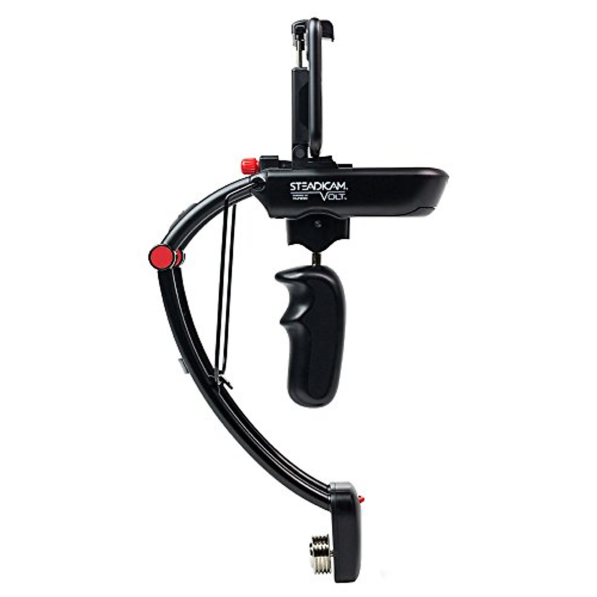 Steadicam Volt Electronic Handheld Gimbal Stabilizer for All IPhone XS, XS Max & XR, All Samsung S9/S9+ & GoPro Hero, Black, compact