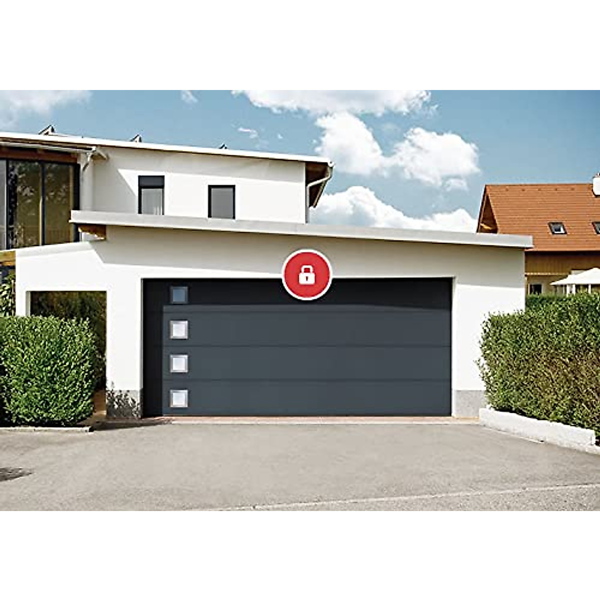 ismartgate Mini Smart Garage Door Opener Remote, APP Control, Compatible with Amazon Alexa, Google Assistant, IFTTT, Compatible with All Garage Openers. Wired Sensor Included.