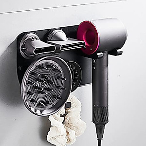 Supersonic Hair Dryer Holder Bathroom Storage Organizer Shelf for Wall Mount Accessories for Dyson