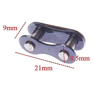 Bike Chain Master Link Single Speed Bike 1/2X1/8 Bike Chain Link Connectors Suitable with All Single Speed Bike BMX Bike Fixie Bike and Some Mountain Bikes for Men Single Speed 5 Units Pack