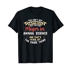 Funny Animal Science Major Student Shirt Graduation Gift T-Shirt