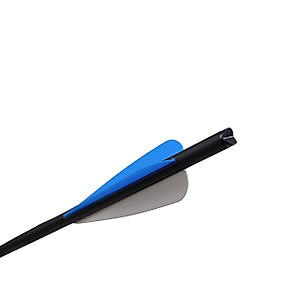 SinoArt 20" Carbon Crossbow Bolt Arrows Crossbolt Arrows with 4" vanes for Competition Practice Hunting