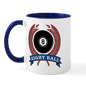 CafePress Billiards Eight Ball Mug Ceramic Coffee Mug, Tea Cup 11 oz