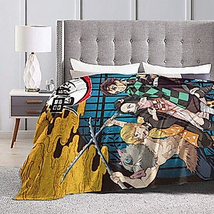 Unisex Throw Blanket Flannel Blankets for Bedding Couch Sofa Living Room Throws 60x80 in