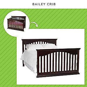 CC KITS Full-Size Conversion Kit Bed Rails for Suite Bebe Cribs (Espresso)