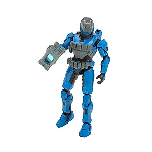 HALO 4” Hero Mission Pack - Spartan Gungnir and Elite Mercenary Action Figures Plus Weapons Infinite Accessories - UNSC Checkpoint