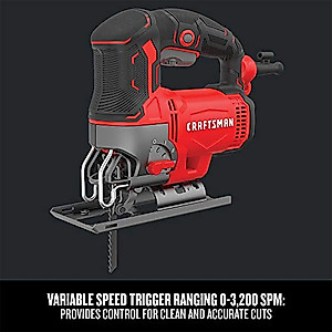 CRAFTSMAN Jig Saw, 6.0-Amp, Corded (CMES612)