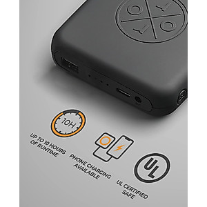 ORORO Men's Heated Jacket with Battery, Heated Coat with Detachable Hood (Charger Not Included) (Green, XL)