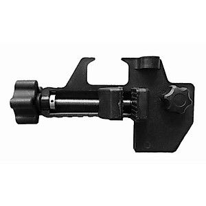 AdirPro Mounting Clamp for LD-8 and LDG-8 Laser Detectors with Built-in Bubble Level - Attach Receiver to Variety of Items Including Most Prism Poles and Survey Rods