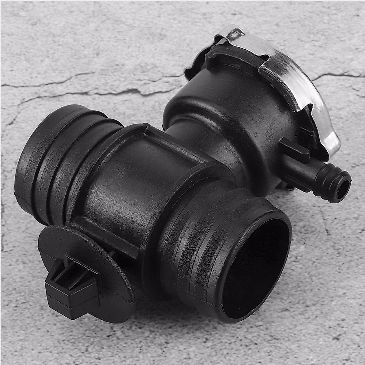 Radiator Coolant Filler, Duokon radiator filler neck, Radiator with T-Branch Water Pipe Kit 55116901AA 1993-2007