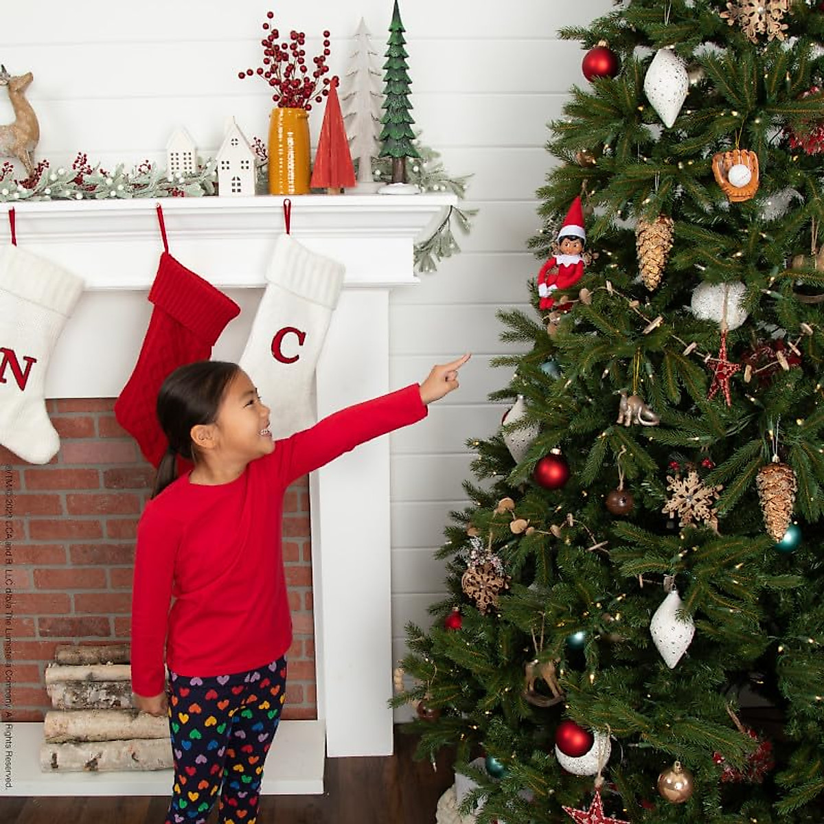 The Elf on the Shelf: A Christmas Tradition - Boy Scout Elf with Blue Eyes - Includes Artfully Illustrated Storybook, Keepsake Box and Official Adoption Certificate