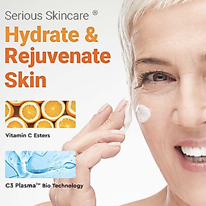 Serious Skincare - C3 Vitamin C Ester Protective Daytime Broad Spectrum SPF 30 Moisturizer - 2 oz. - Facial Cream - Sunscreen - Hydrating - Smoother Skin 2 oz.