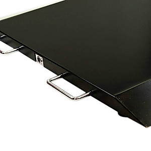 PEC Portable Wheelchair Scale/Digital Medical Scale with Dual Ramp, Side Handles and Wheels for Easy Moving, 35"x 35" Large Platform, Capacity 700 x 0.1 lb