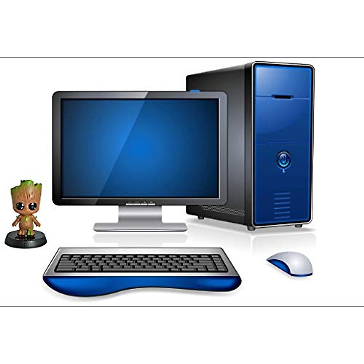 SM.Y.Toys & Accessories Cute Solar Powered Groot Bobblehead Home Office Ultra Detail Collectible Relaxing Toy (Solar Groot)