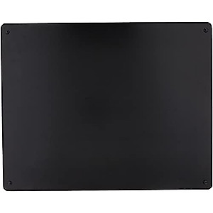 Joseph Joseph Worktop Saver Glass Cutting Board and Serving Board Heat Resistant, 15.8-in x 19.7-in, Black