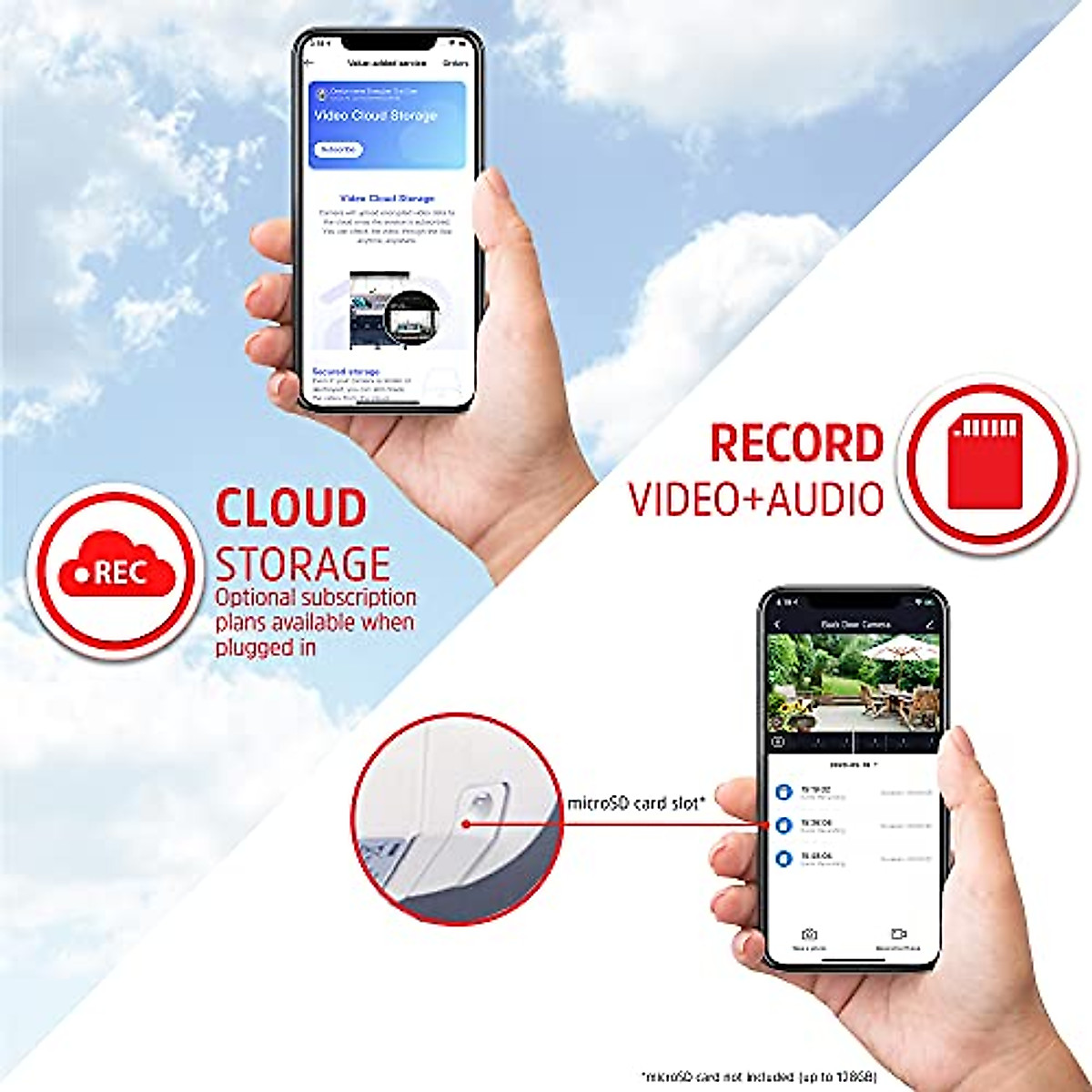 Energizer Connect Smart 1080p HD Certified Weatherproof Outdoor Camera with Remote Access, Motion Alerts, 2 Way Audio and Night Vision | Compatible with Alexa and Google Assistant