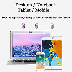Webcam Cover 6 Packs, Ultra-Thin Camera Cover Privacy Protector, Cover Slide for Laptop/Mac/MacBook Air/iPad/iMac/PC/Phone Webcam Covers Laptop Accessories (6PCS-A1)