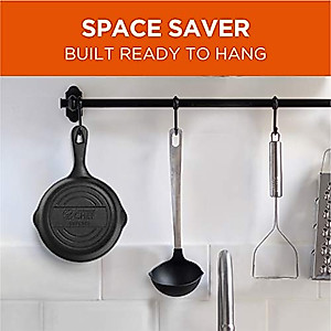 Commercial CHEF 6.5 Inch Cast Iron Skillet, Black