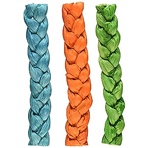 Ware 3 Piece Braided Chews for Small Animals, Large, Multicolor