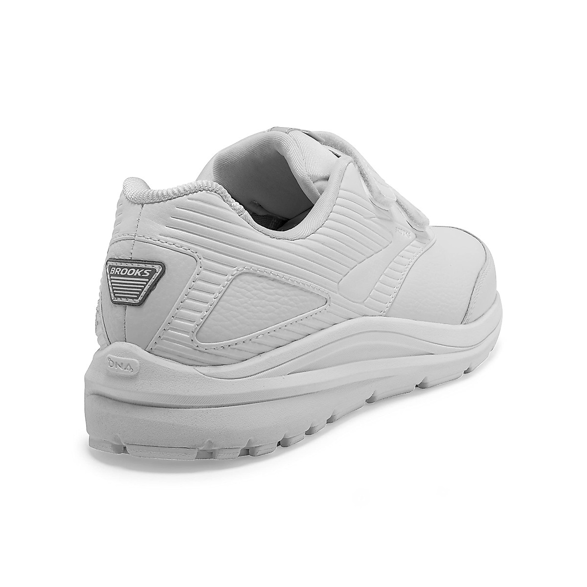Brooks Addiction Walker V-Strap 2 Women's Walking Shoe - White/White - 9 X-Wide