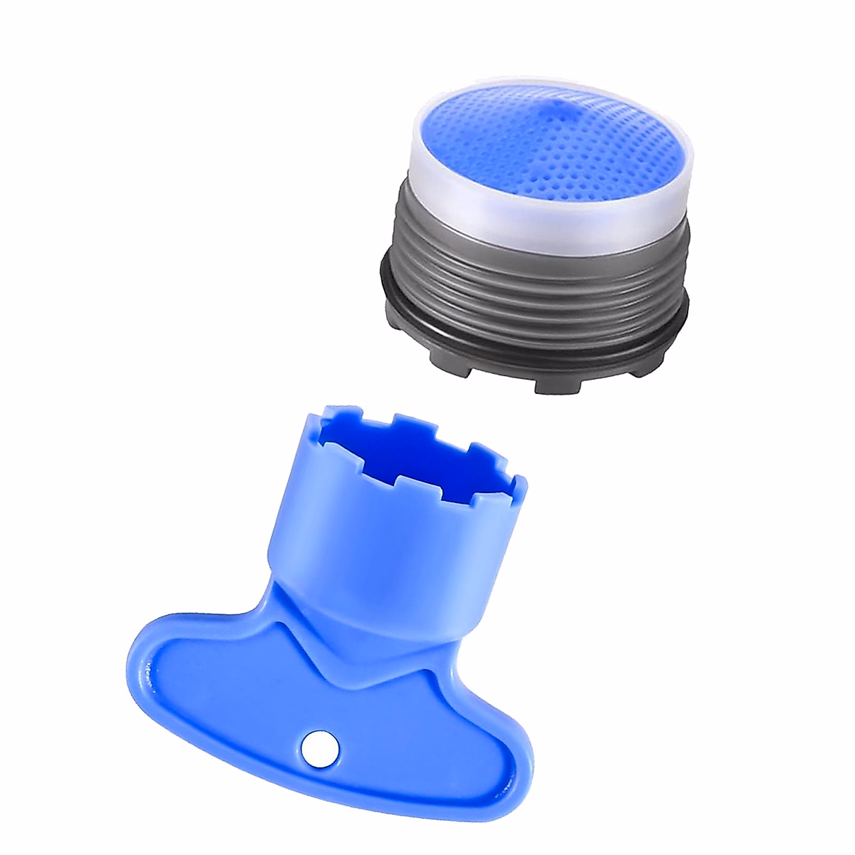 21.5mm Kitchen Sink Aerators Faucet Aerator, Aerator Replacement for Sink Faucet Flow Restrictor,with Key Removal Wrench Tool Kitchen Cache Aerators Bathroom Sink Aerator 5Pcs