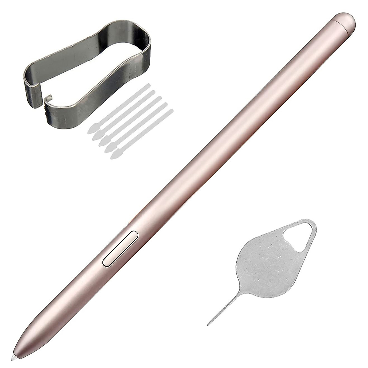 Tab S7 FE Pen Stylus T730S S7 FE 5G Pen Replacement Galaxy Tab S7FE Pen Touch Pen for Samsung Galaxy Tab S7 FE Pen SM-T730 SM-T733 SM-T736B S Pen with Tips S7 FE Pen Repair Part (Mystic Pink)