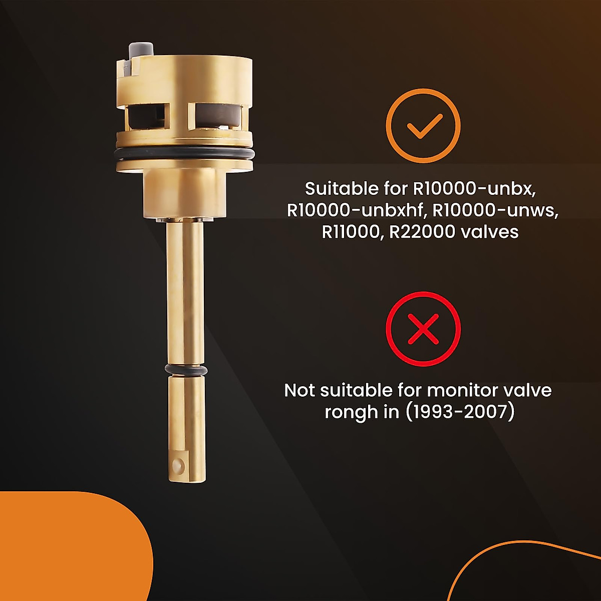 maXpeedingrods RP51919 6 Setting Diverter Cartridge Compatible with Delta R11000 & R22000, Brass Faucet Valve Replacement Kit#R10000-unbx,R10000-unbxhf, R10000-unws